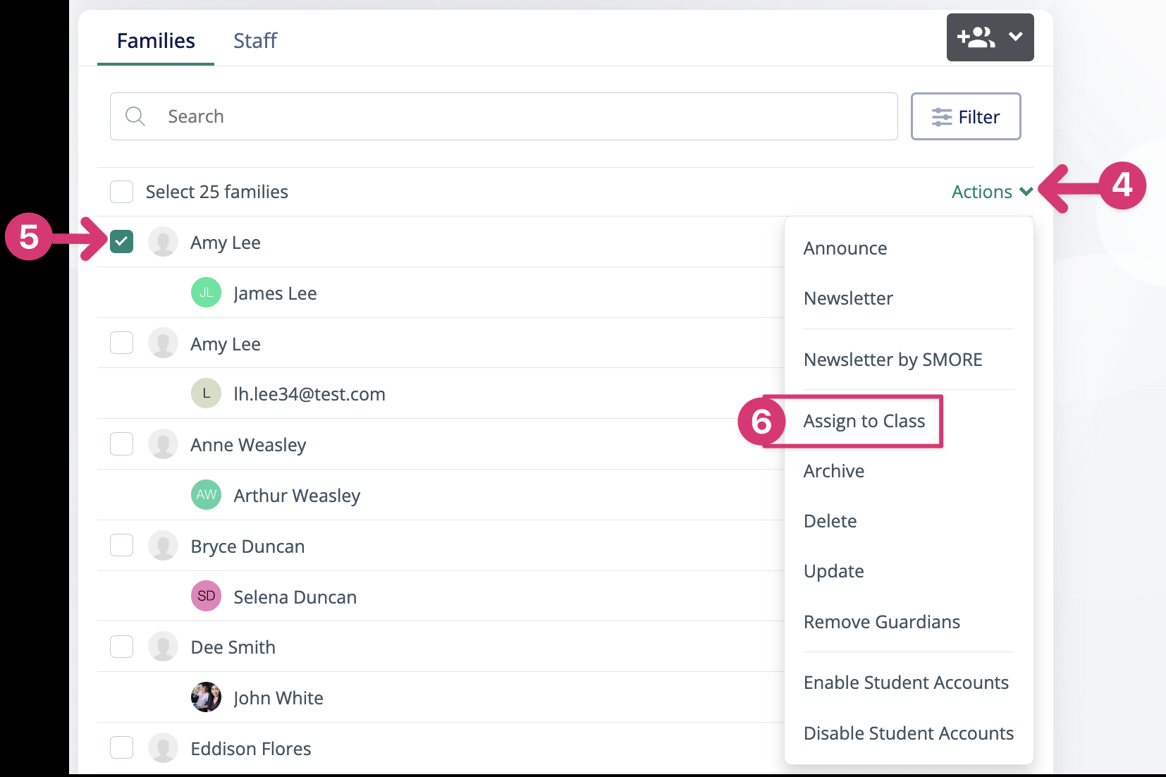 Assigning Students from the School Directory to Classroom ...