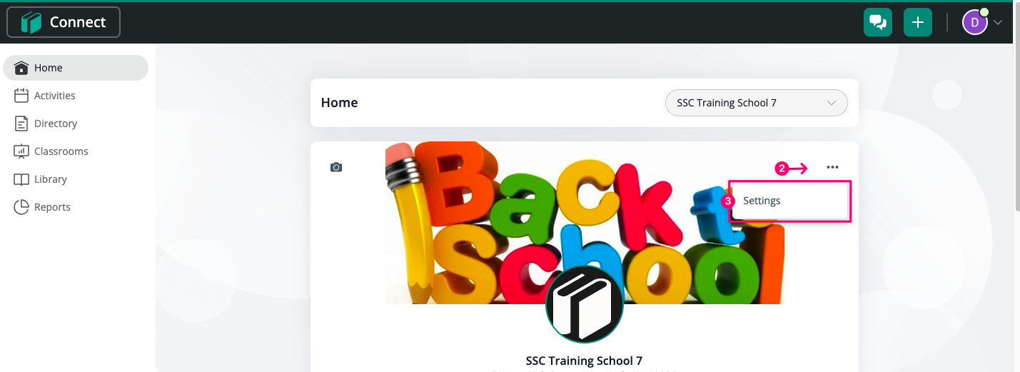 Customizing School and Classroom Settings for SchoolStatus Connect ...