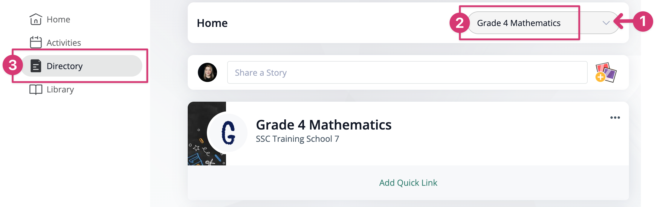 Assigning Students from the School Directory to Classroom – SchoolStatus Connect